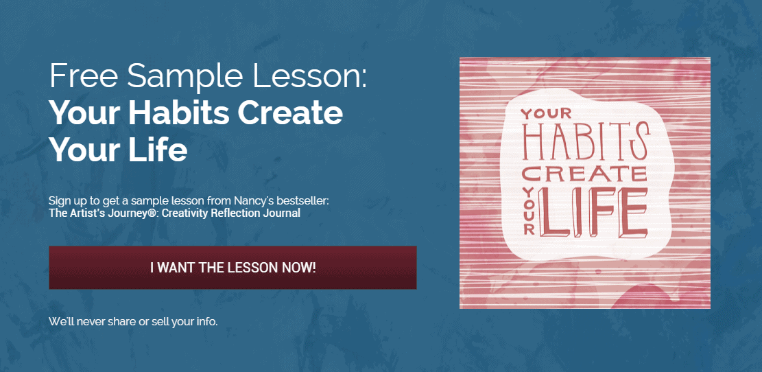 Free Sample Lesson: Your Habits Create Your Life with Nancy Hillis
